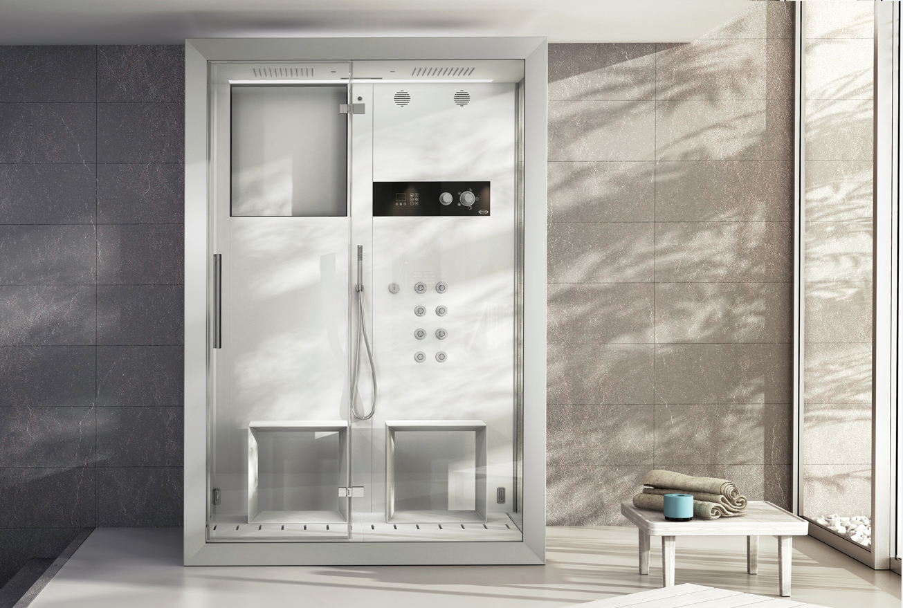מקלחון עיסוי וסאונה מסדרת פריים דגם Sparta Spa - Frame IN 2